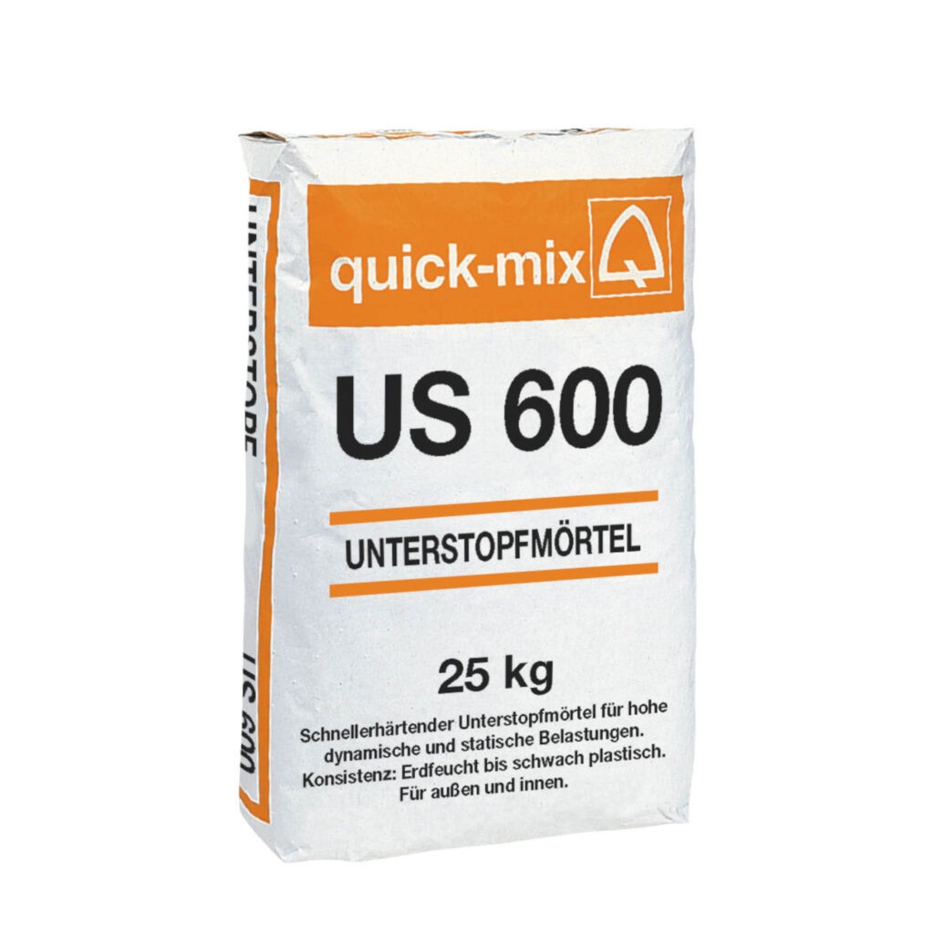Quick-Mix US 600 Unterstopfmörtel 25 kg – Kuhn Bauzentrum Nachf. GmbH