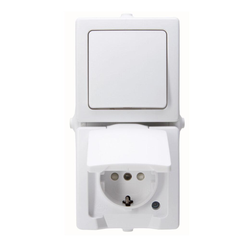 Kopp Kombination AP-FR Nautic Schalter / Steckdose – Kuhn Bauzentrum ...